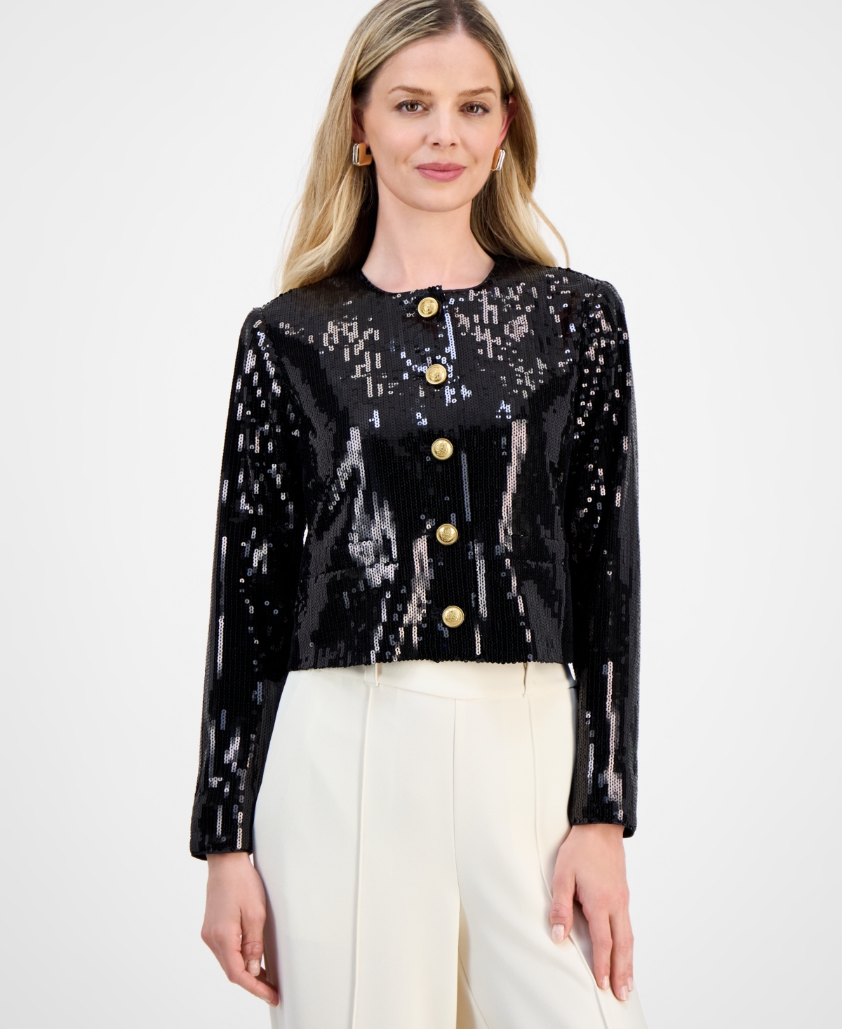Click here for I.n.c. International Concepts Petite Sequin Jacket... prices