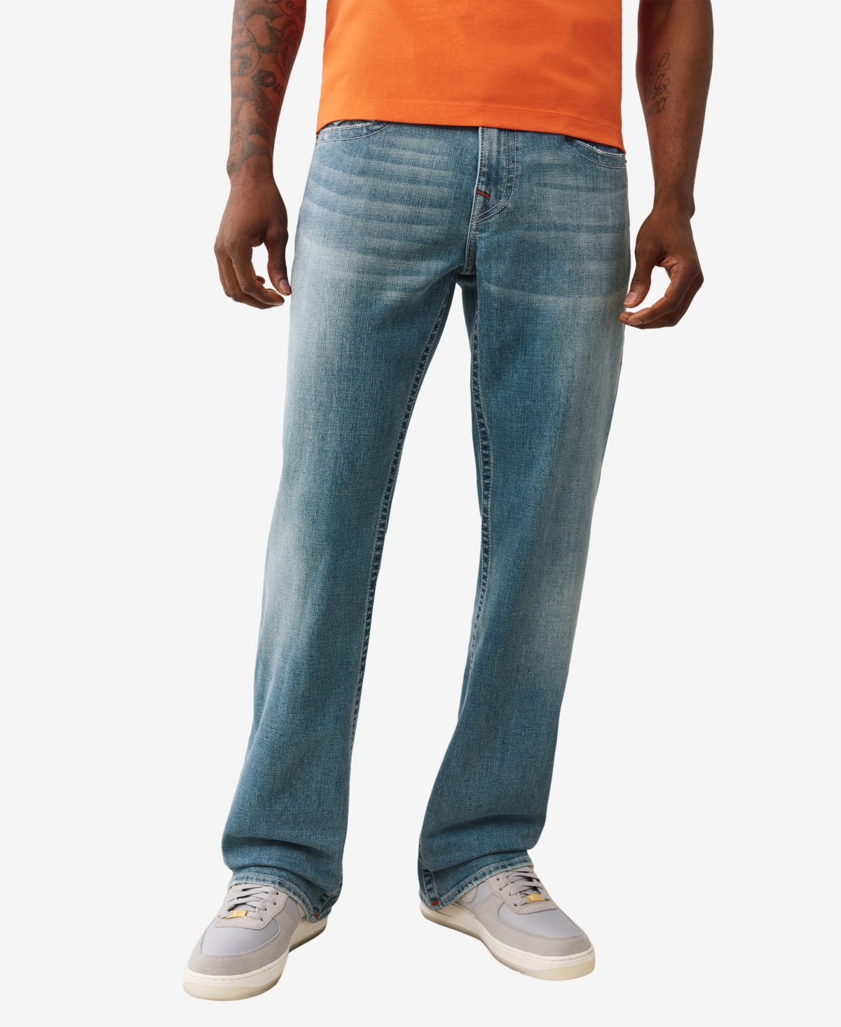 Click here for True Religion Mens Billy Flap Bootcut Jeans - Seag... prices