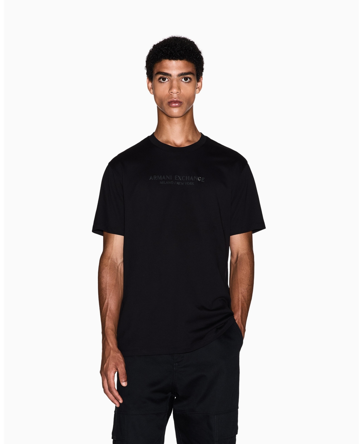 Click here for A|X Armani Exchange Mens Milan Ny Center Chest T-S... prices
