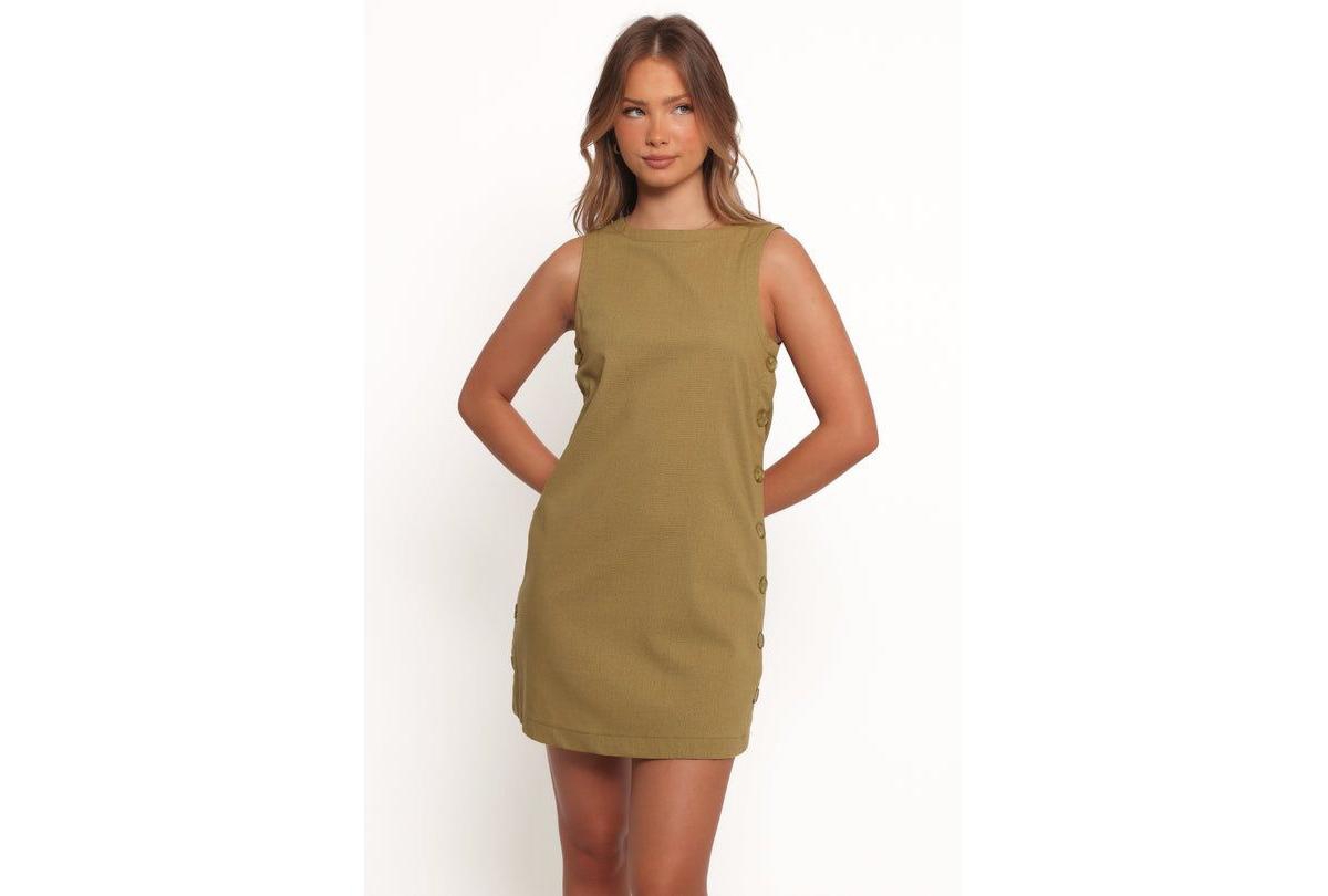 Click here for Petal and Pup Womens Penelope Mini Dress - Green prices