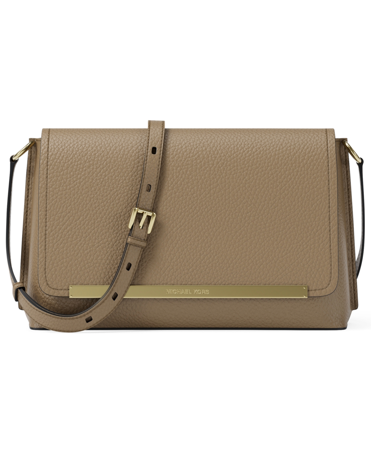 Click here for Michael Kors Evelyn Medium Flap Crossbody Bag - Hu... prices