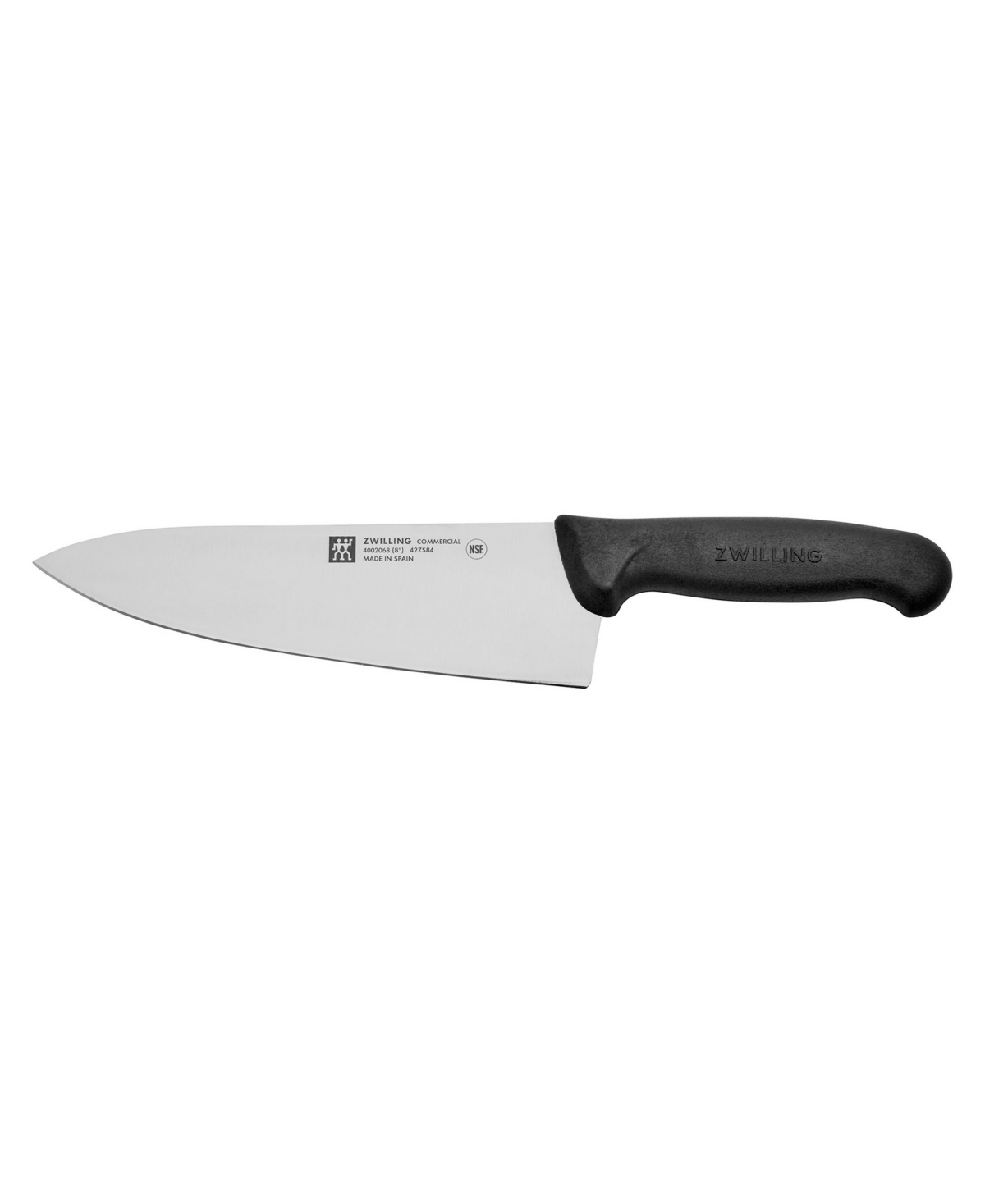Click here for Zwilling Commercial 8 Chefs Knife - Black  silver prices