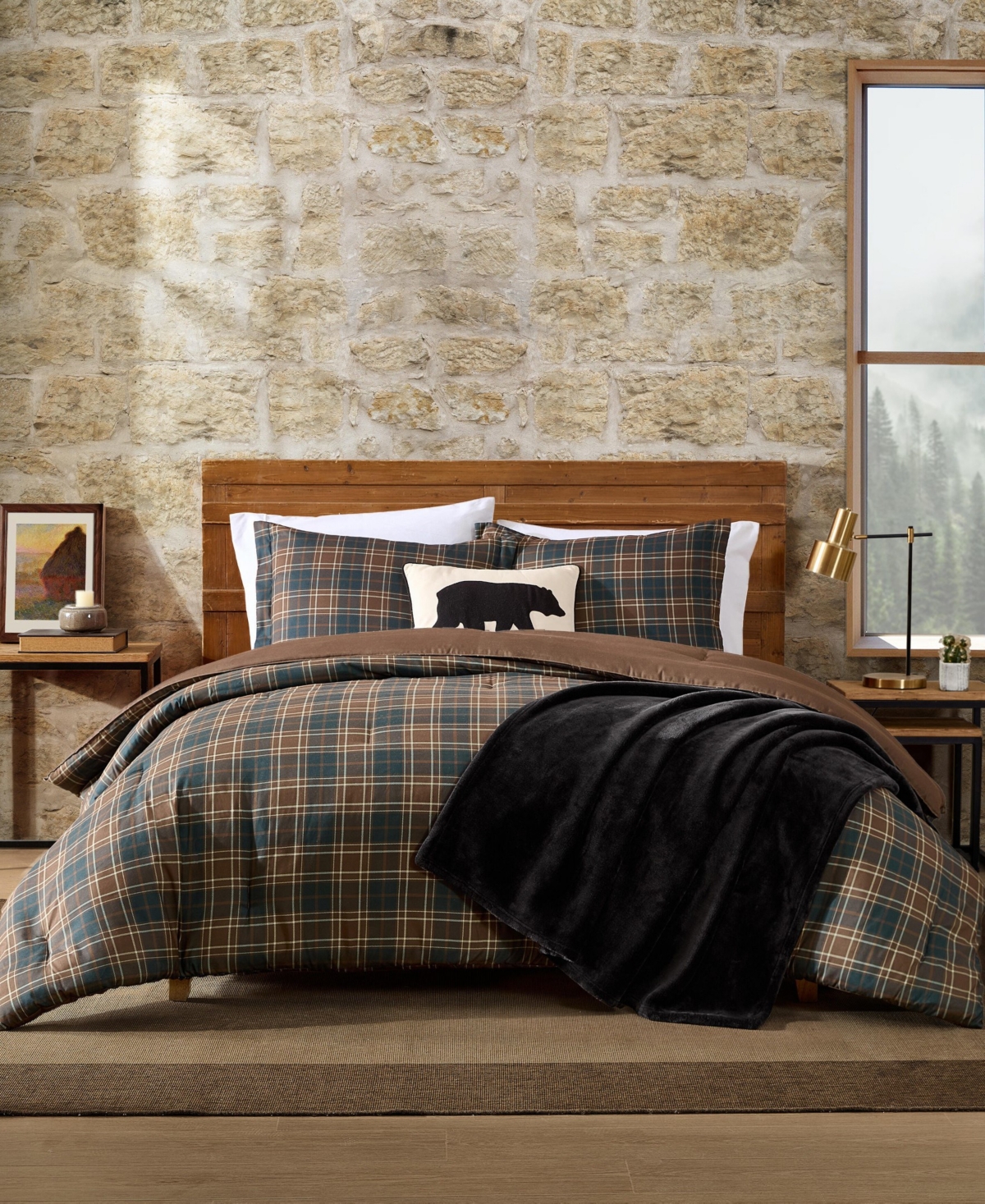 Click here for Eddie Bauer Huntley Plaid Microfiber 3-Pc. Comfort... prices