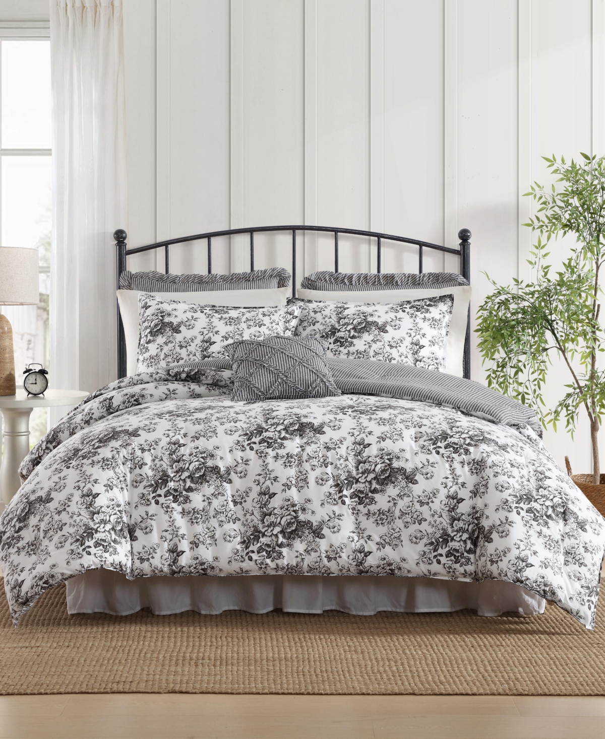 Click here for Laura Ashley Toile Delight Cotton 7-Pc. Comforter... prices