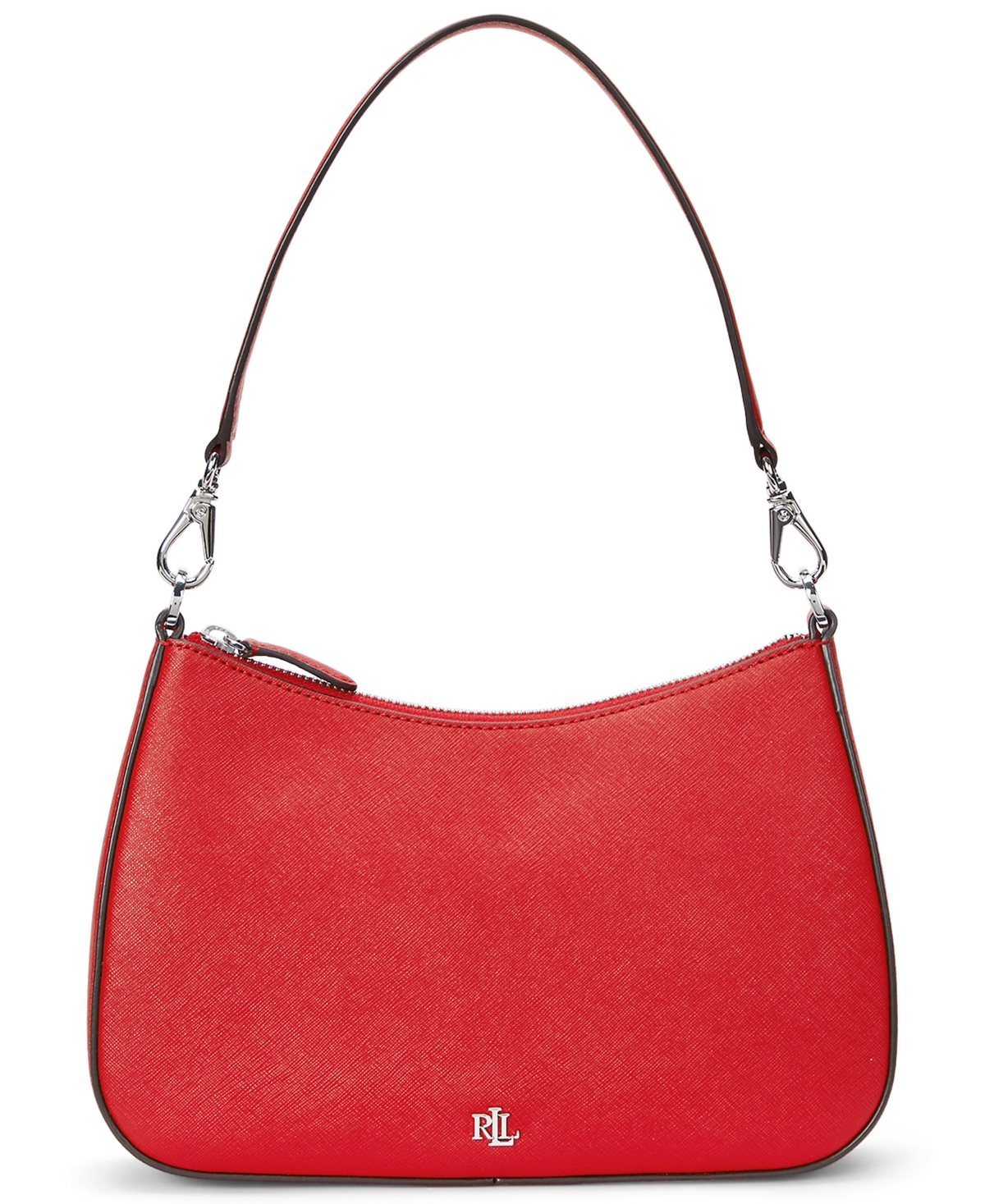 Click here for Lauren Ralph Lauren Danni Small Shoulder Bag - Red prices