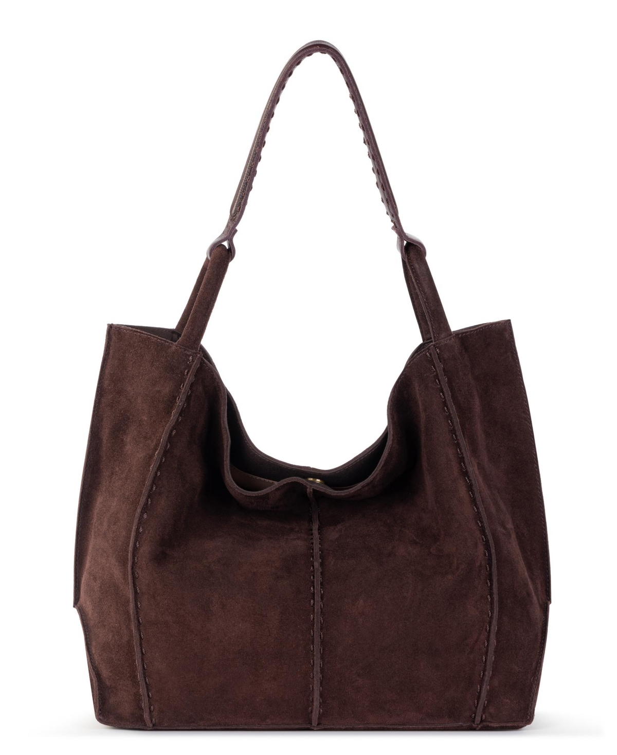 Click here for The Sak Womens Los Feliz Leather Tote Bag - Mahoga... prices