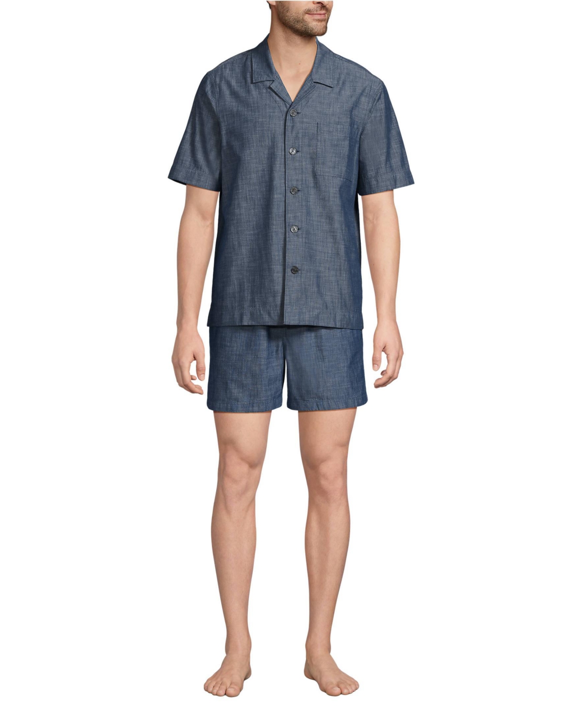 Click here for Lands End Mens Short Sleeve Essential Short Sleep... prices
