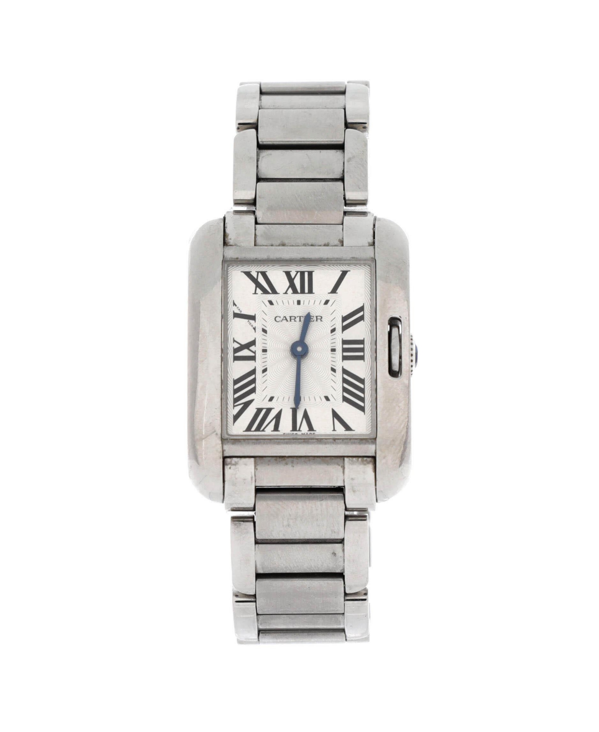 Click here for Pre-Owned Cartier Tank Anglaise Quartz Watch in St... prices