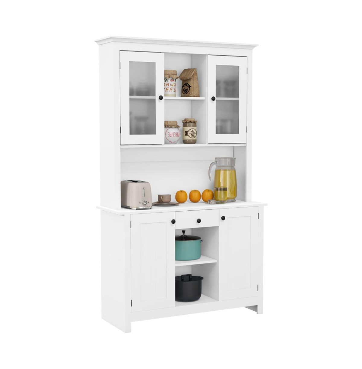 Click here for Slickblue Spacious Kitchen Storage Cabinet with Do... prices