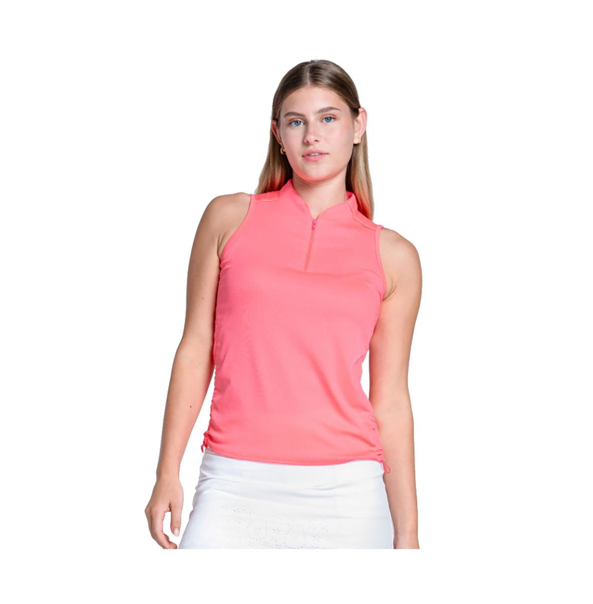 Click here for Lucky In Love On Par Zip Womens Sleeveless Golf To... prices