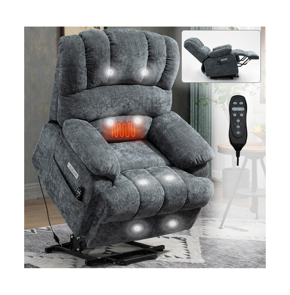 Click here for Oversized Power Lift Recliner Chair  23" Wide... prices
