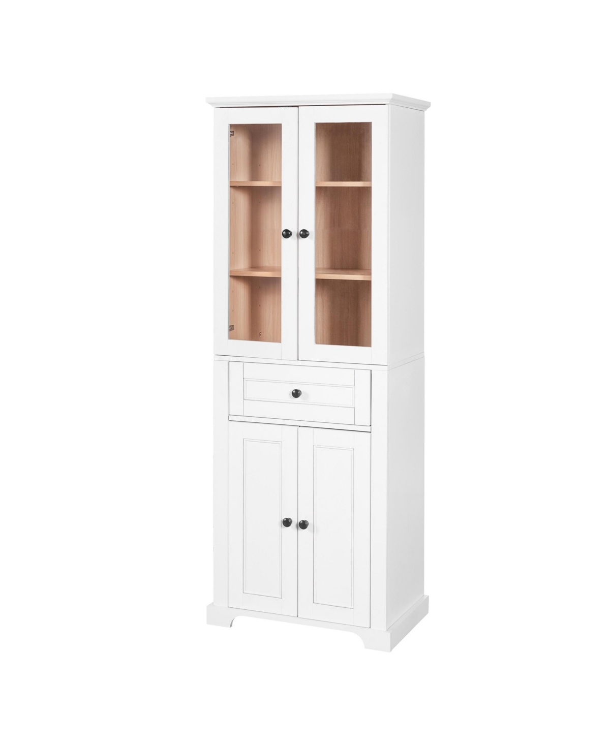 Click here for Casainc 67.2 Tall Bathroom Storage Cabinet with Te... prices