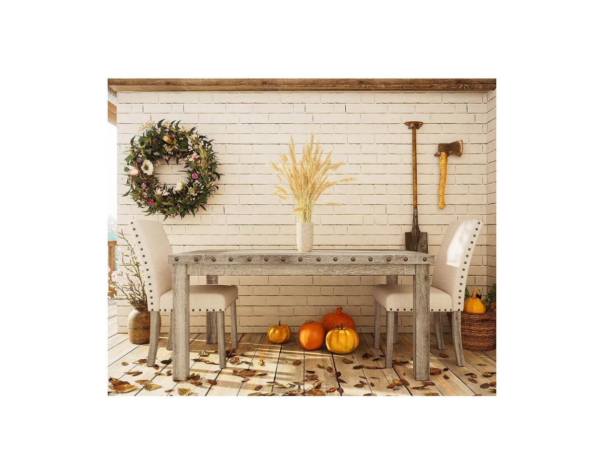 Click here for Morden Fort 3-Pieces Rustic Rectangular Wooden Top... prices