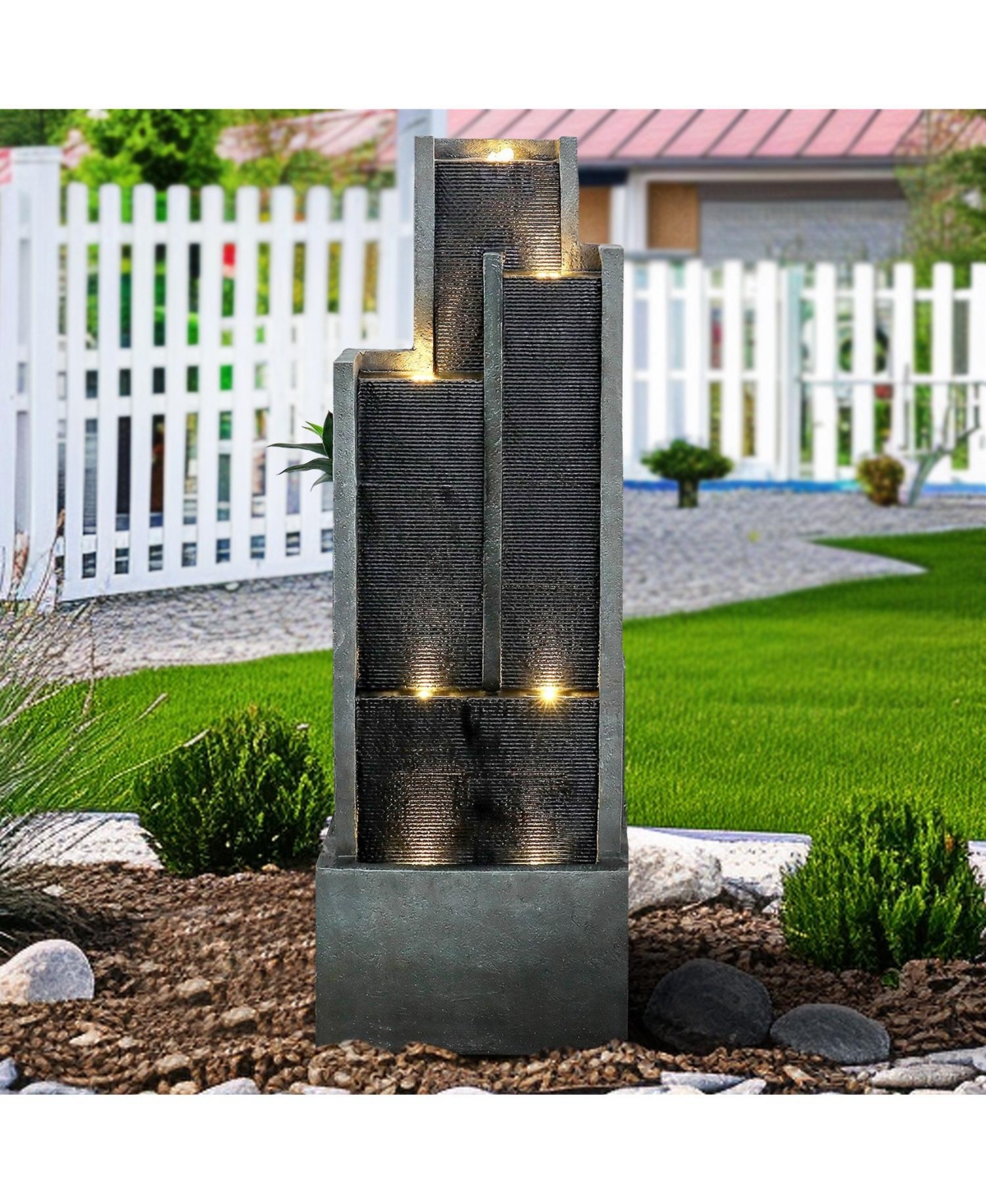 Click here for SunJet 5-Tier Modern Water Fountain  Indoor/Outdoo... prices