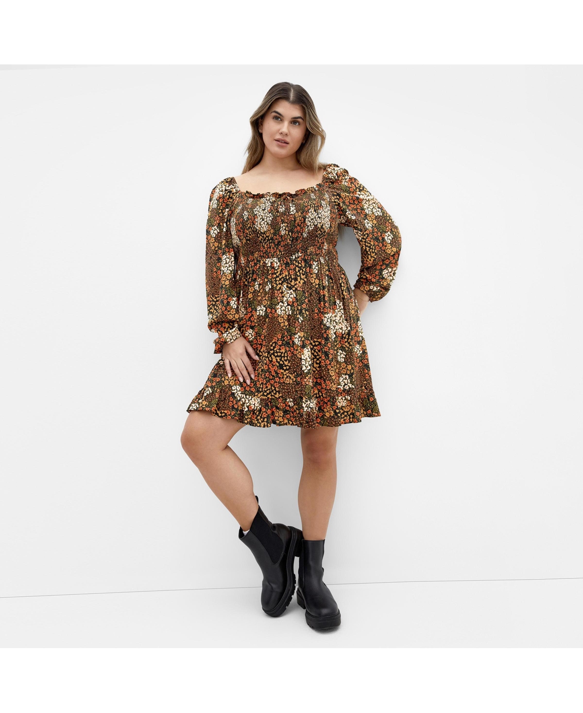 Click here for City Chic Womens Tilly Dress - Underground ditsy prices