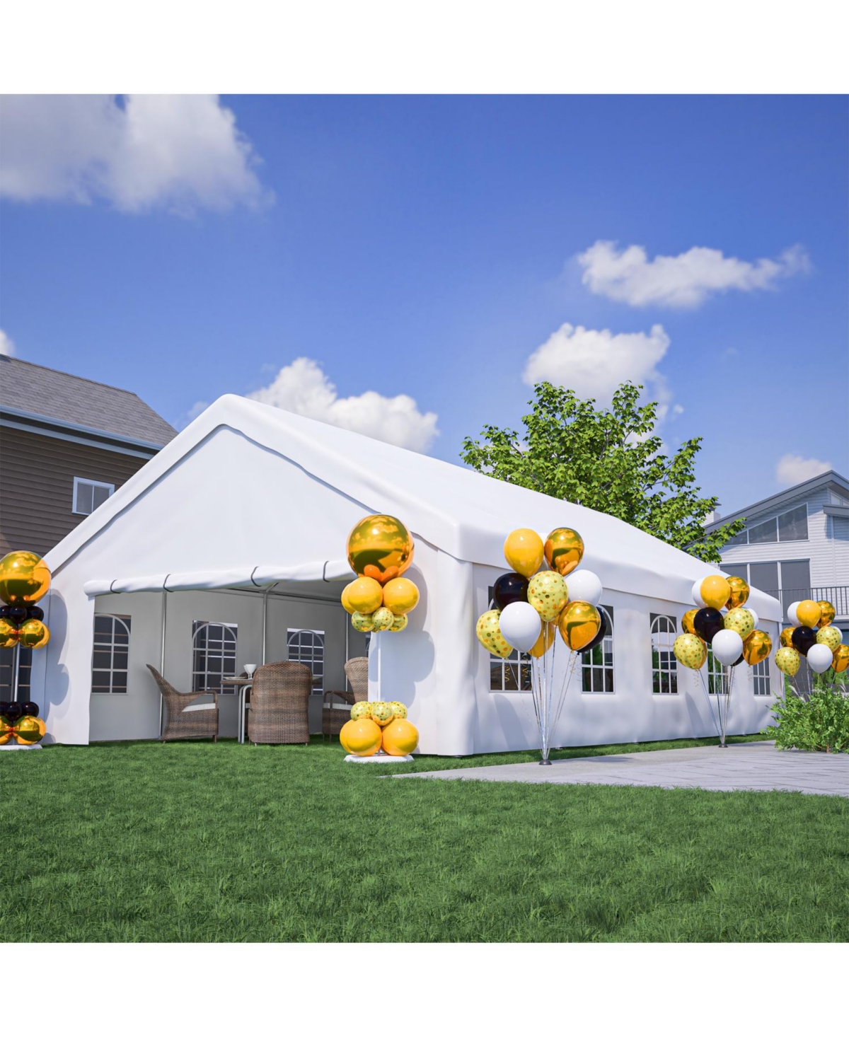 Click here for Streamdale Furniture 20x32 Party Tent with Sidewal... prices