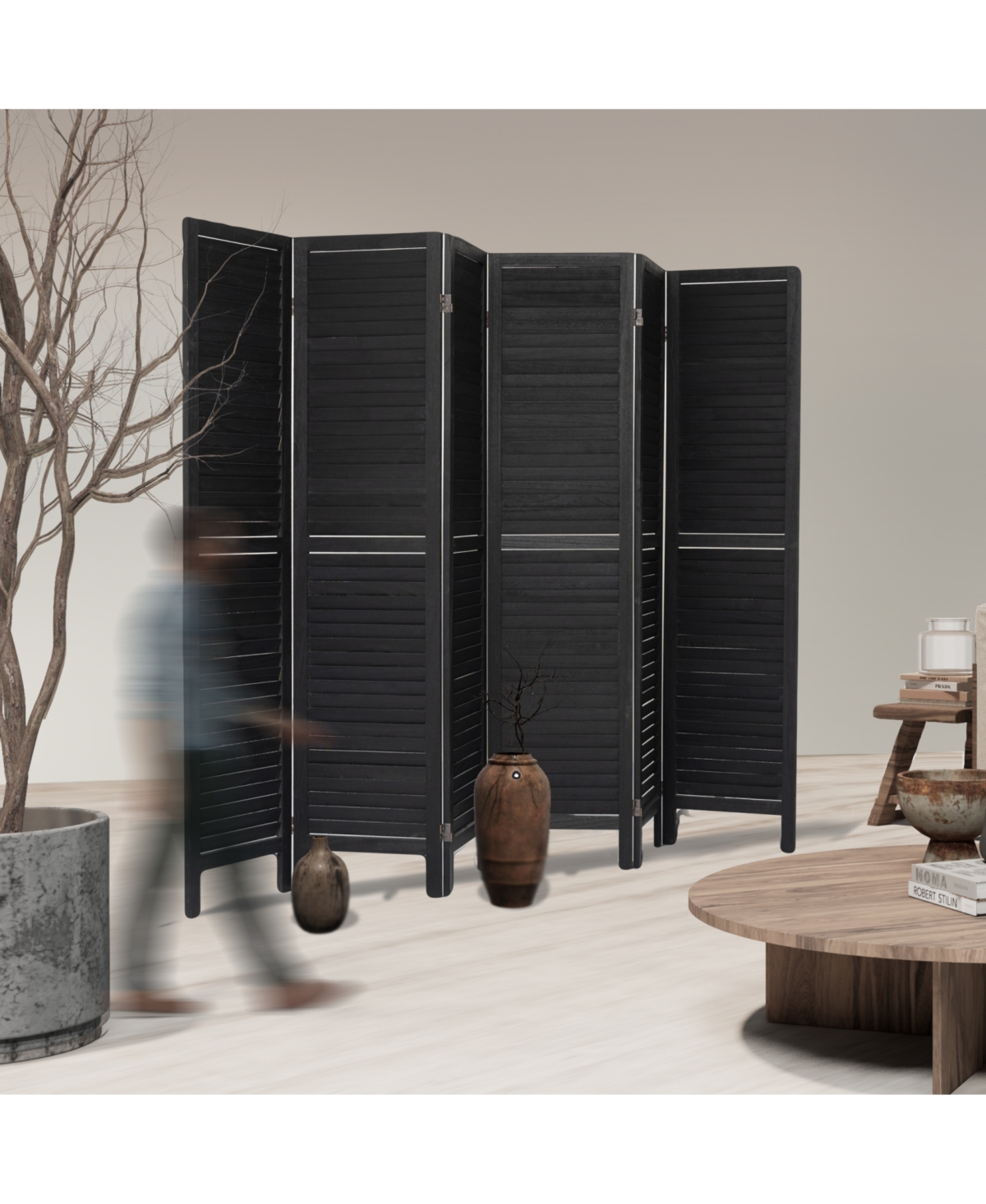 Click here for Streamdale Furniture 6 Panel Folding Room Divider... prices