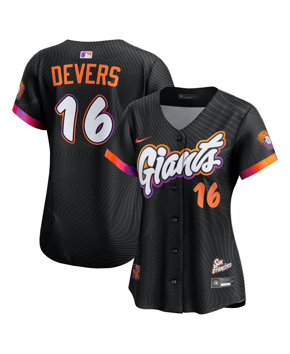 Click here for Nike Womens Rafael Devers Black San Francisco Gian... prices