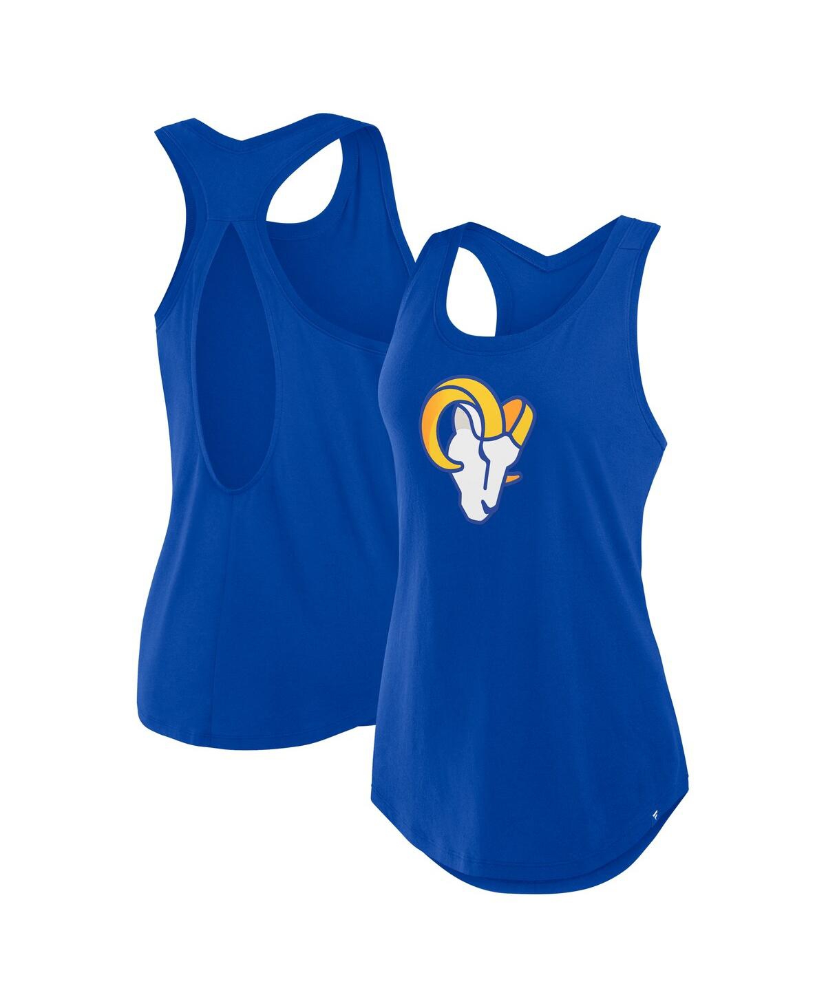 Click here for Fanatics Womens Royal Los Angeles Rams Iron Fan Ta... prices