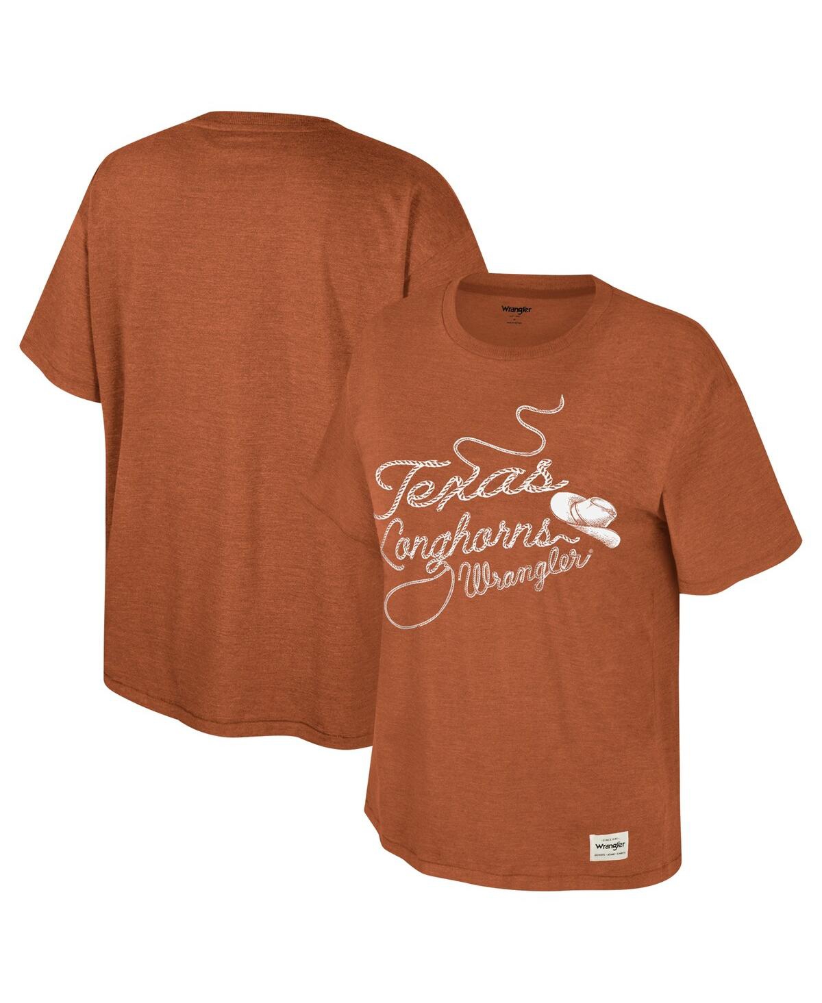 Click here for Colosseum x Wrangler Womens Texas Orange Texas Lon... prices