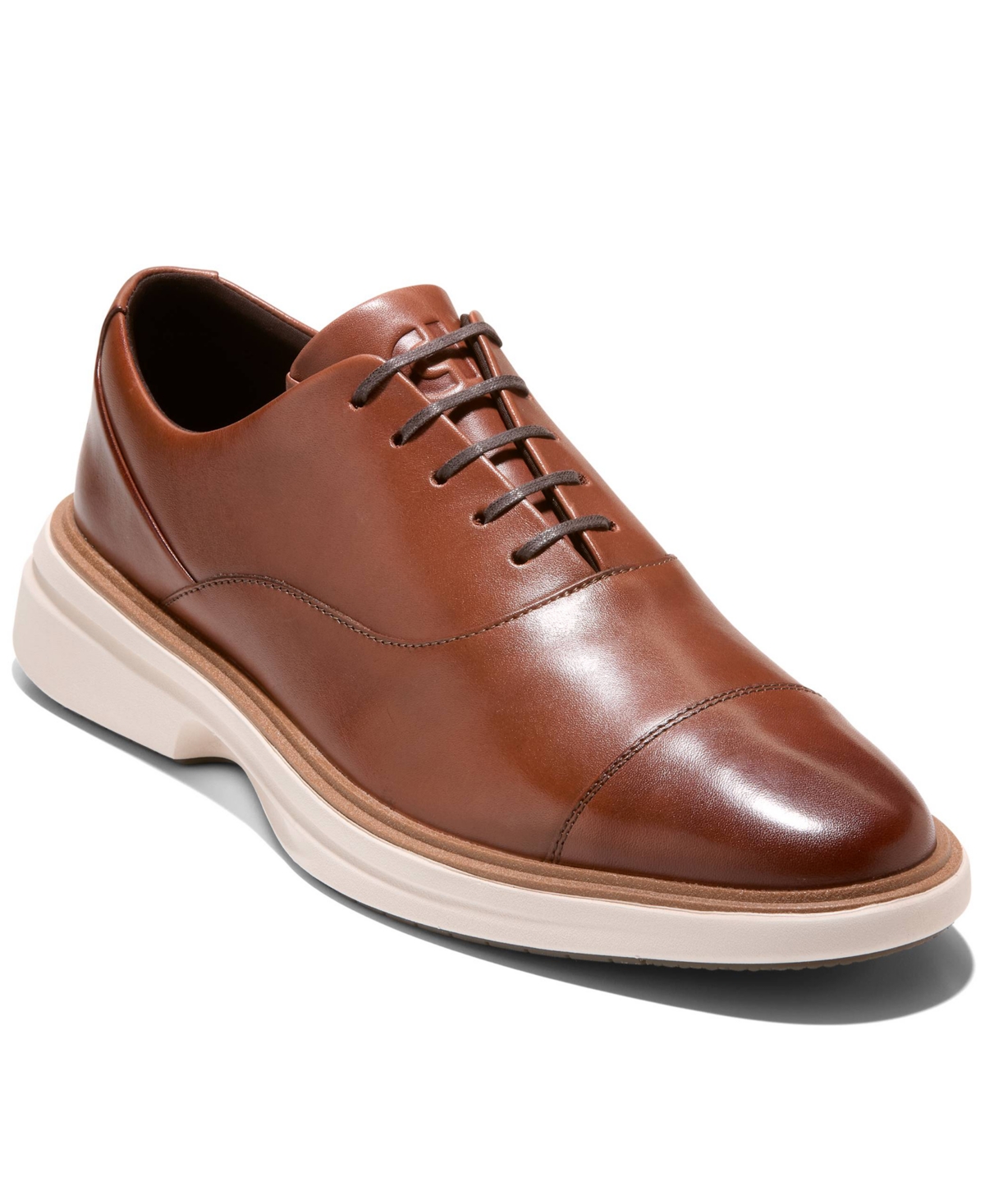 Cole Haan Mens Original Grand Cityspectre Cap Toe Oxfords - Woodbury-Ivory