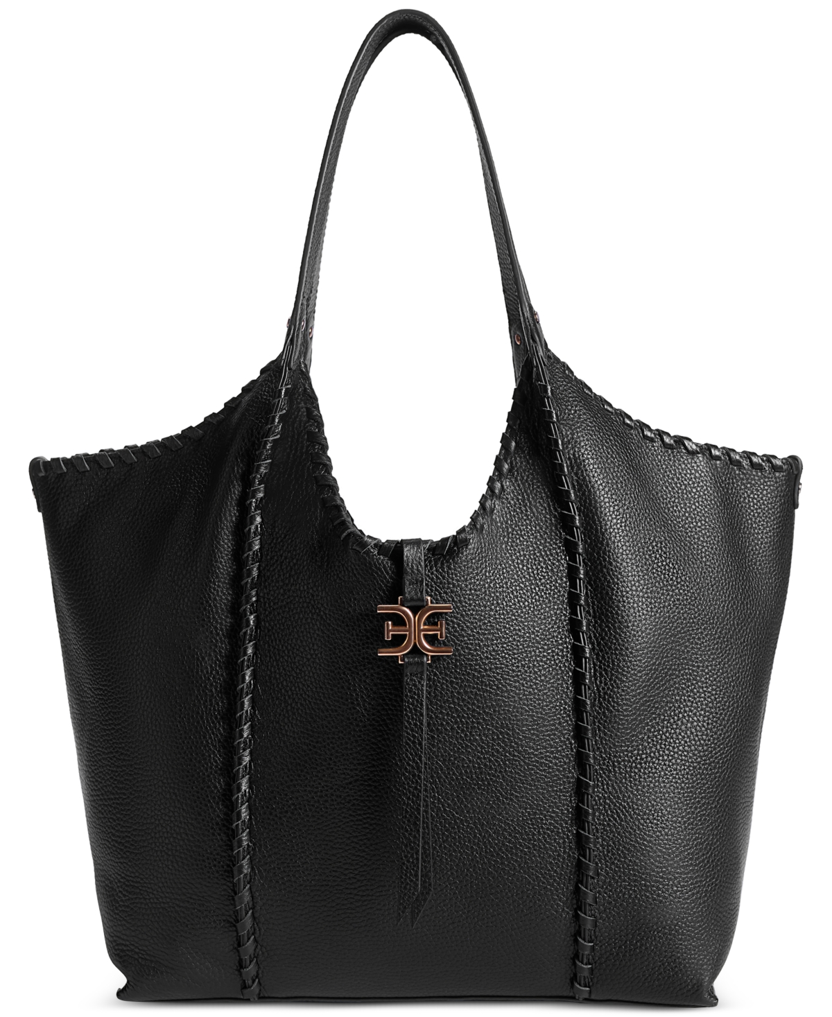 Click here for Sam Edelman Sylvia Medium Tobo Bag - Black prices