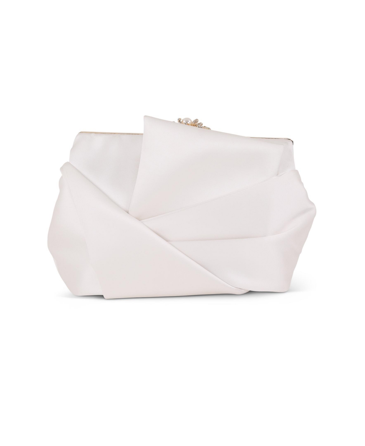 Click here for Jewel Badgley Mischka Womans Caroline Satin Origam... prices