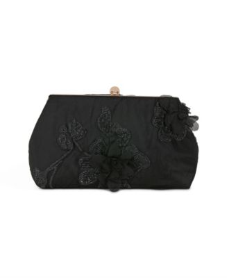 Woman's Lila 3D Floral Pouch Clutch - Macy's