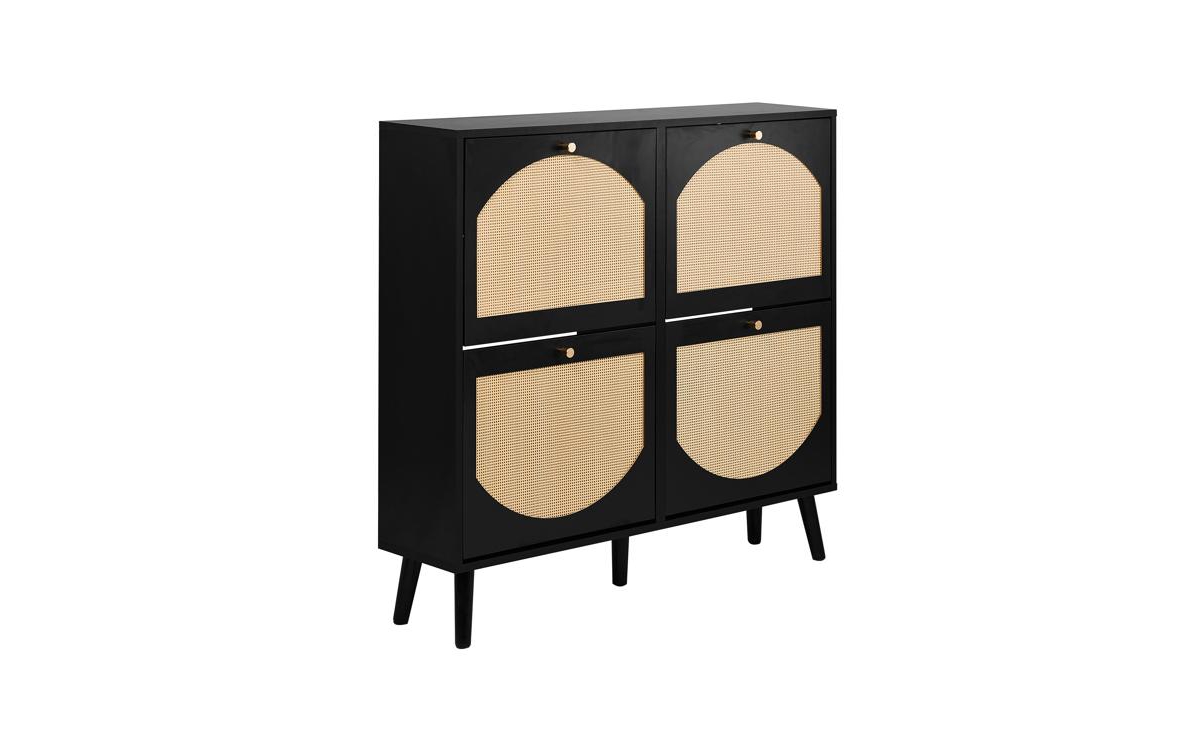 Click here for Slickblue 2 Rows of 4 Dump Buckets Shoe Cabinet wi... prices