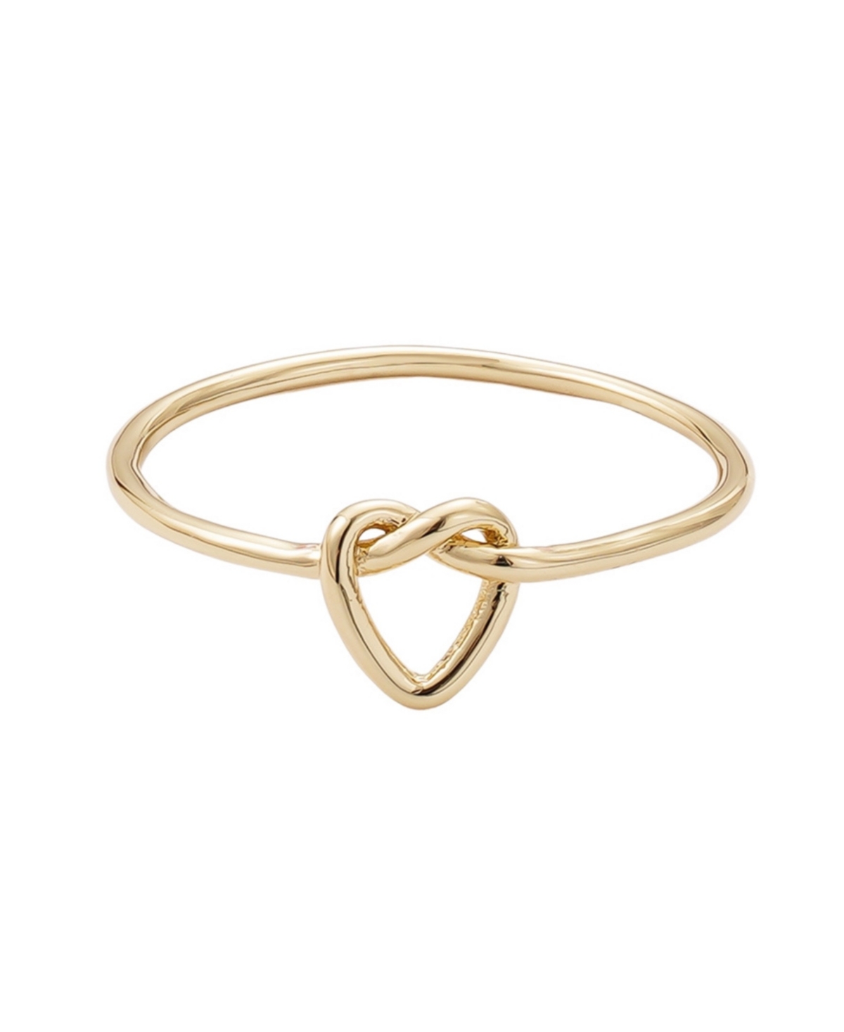 Click here for Adornia Gold Heart Knot Ring - Gold prices