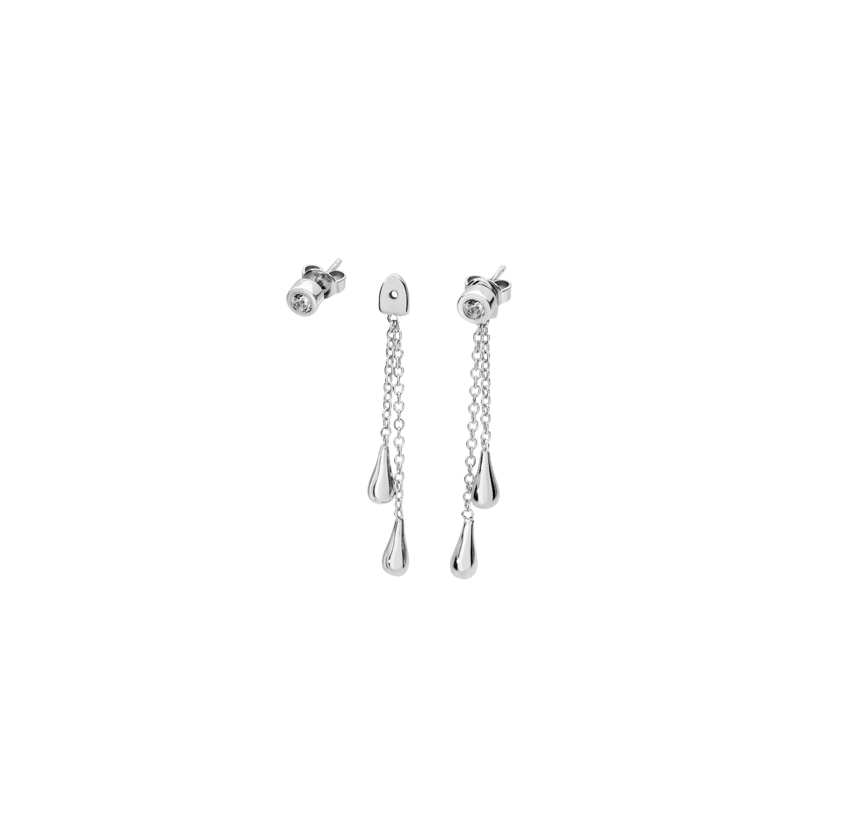Click here for Lucy Quartermaine Removale Double Drop Earrings wi... prices