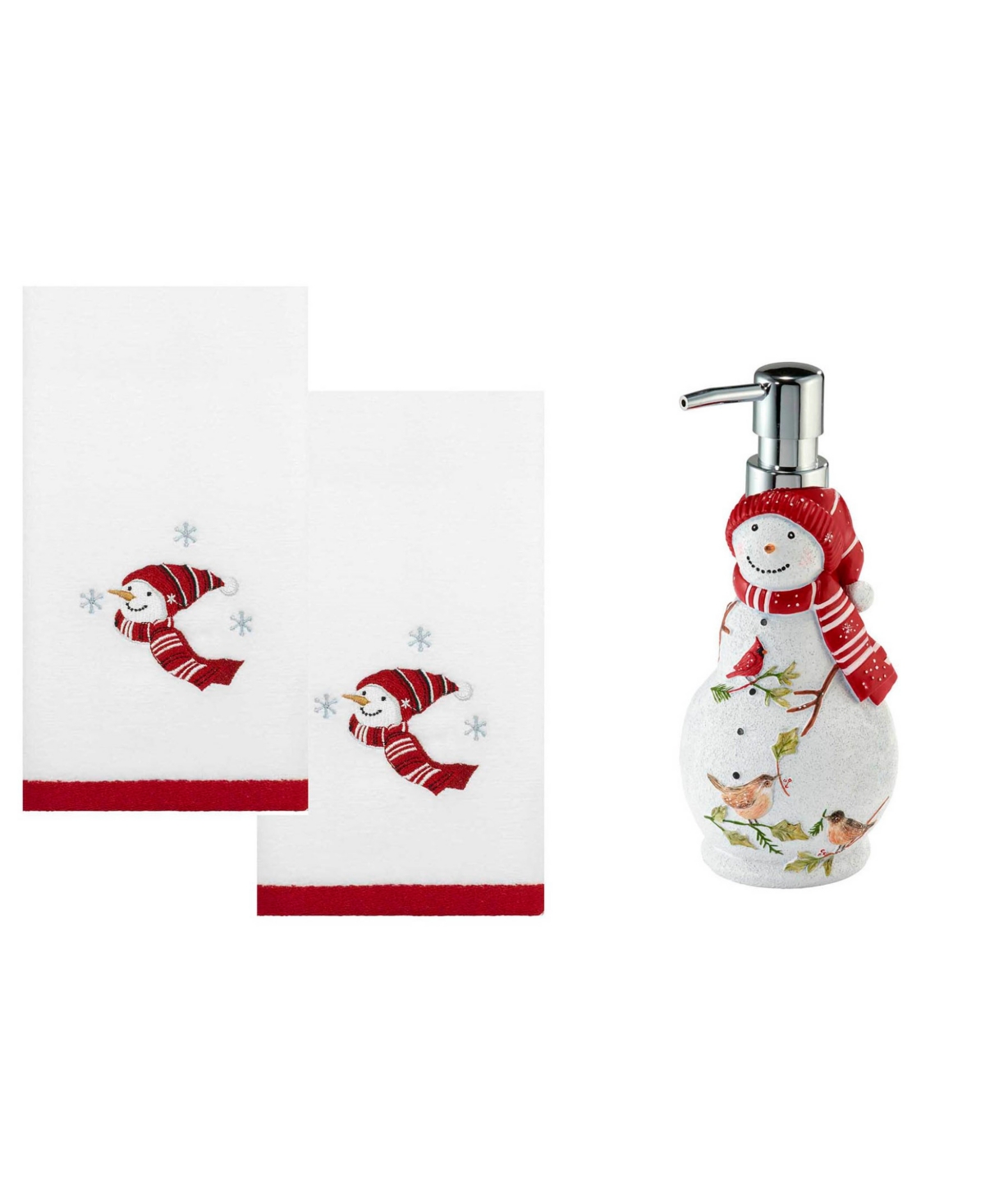 Click here for Avanti Holiday Cheer Resin Lotion Pump and 2-Pc. C... prices