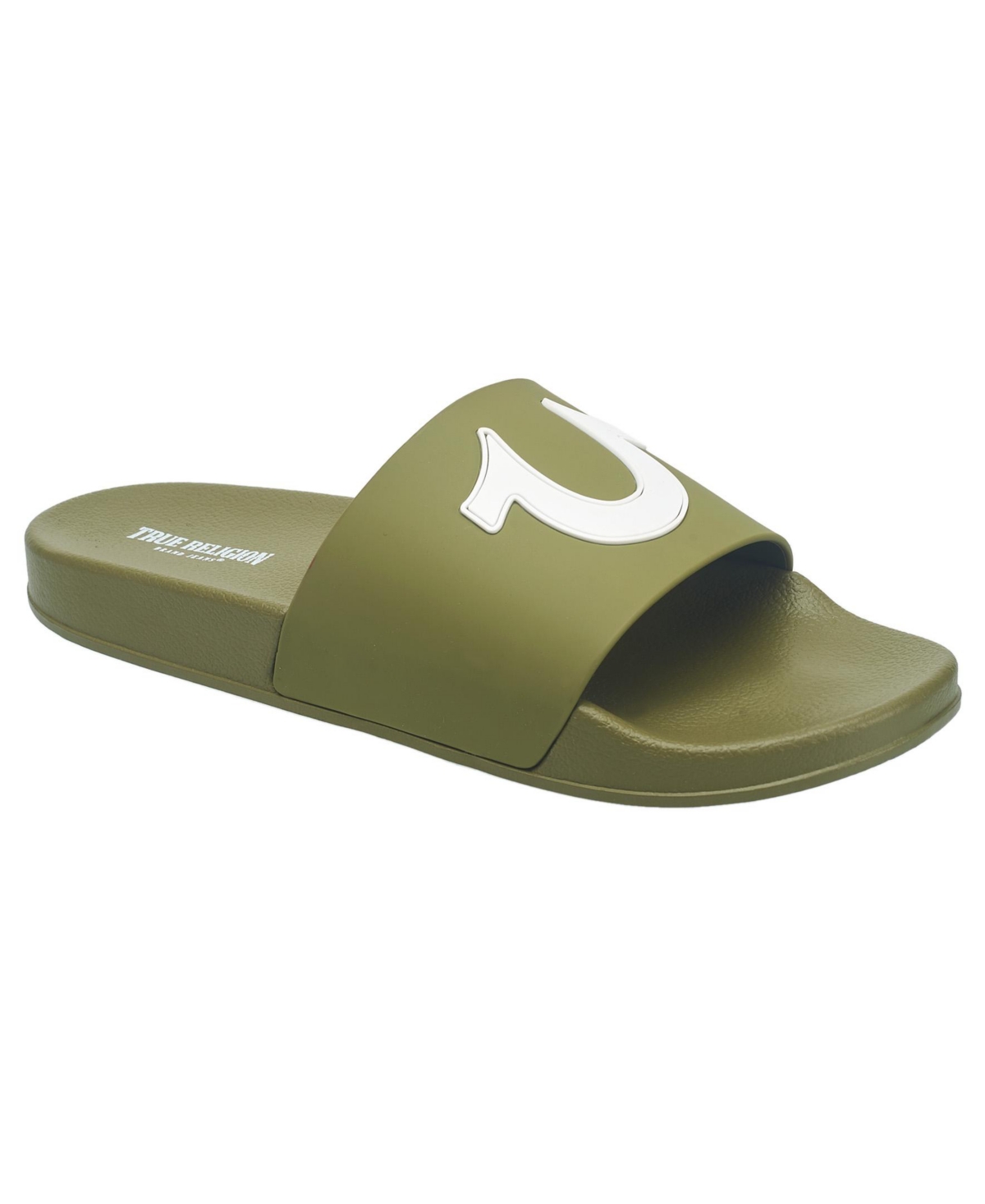 Click here for True Religion Mens 112 Logo Slide - Olive prices