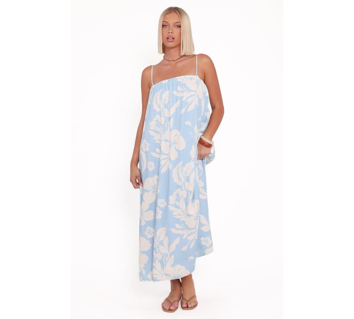 Click here for Petal and Pup Womens Margherita Maxi Dress - Blue... prices