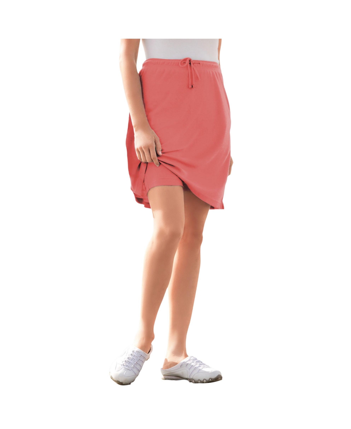 Click here for Woman Within Plus Size Within Sport Knit Skort - S... prices