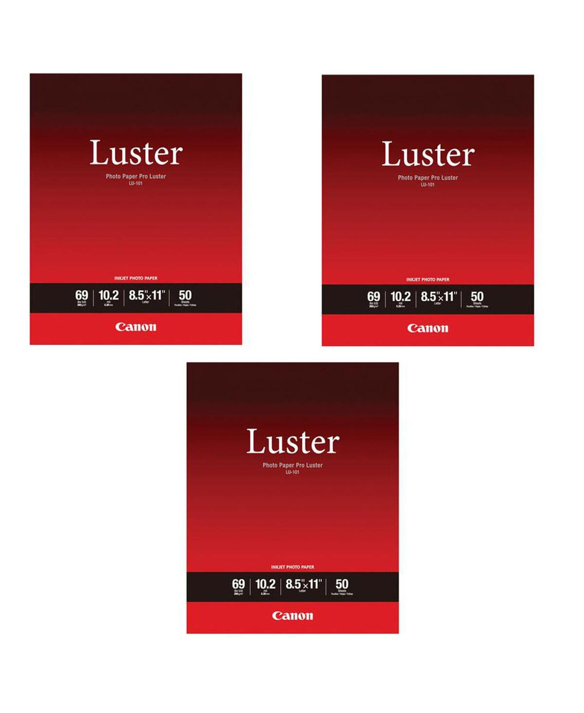 Click here for Canon 3 Pack Canon Lu-101 Pro Luster Photo Paper (... prices