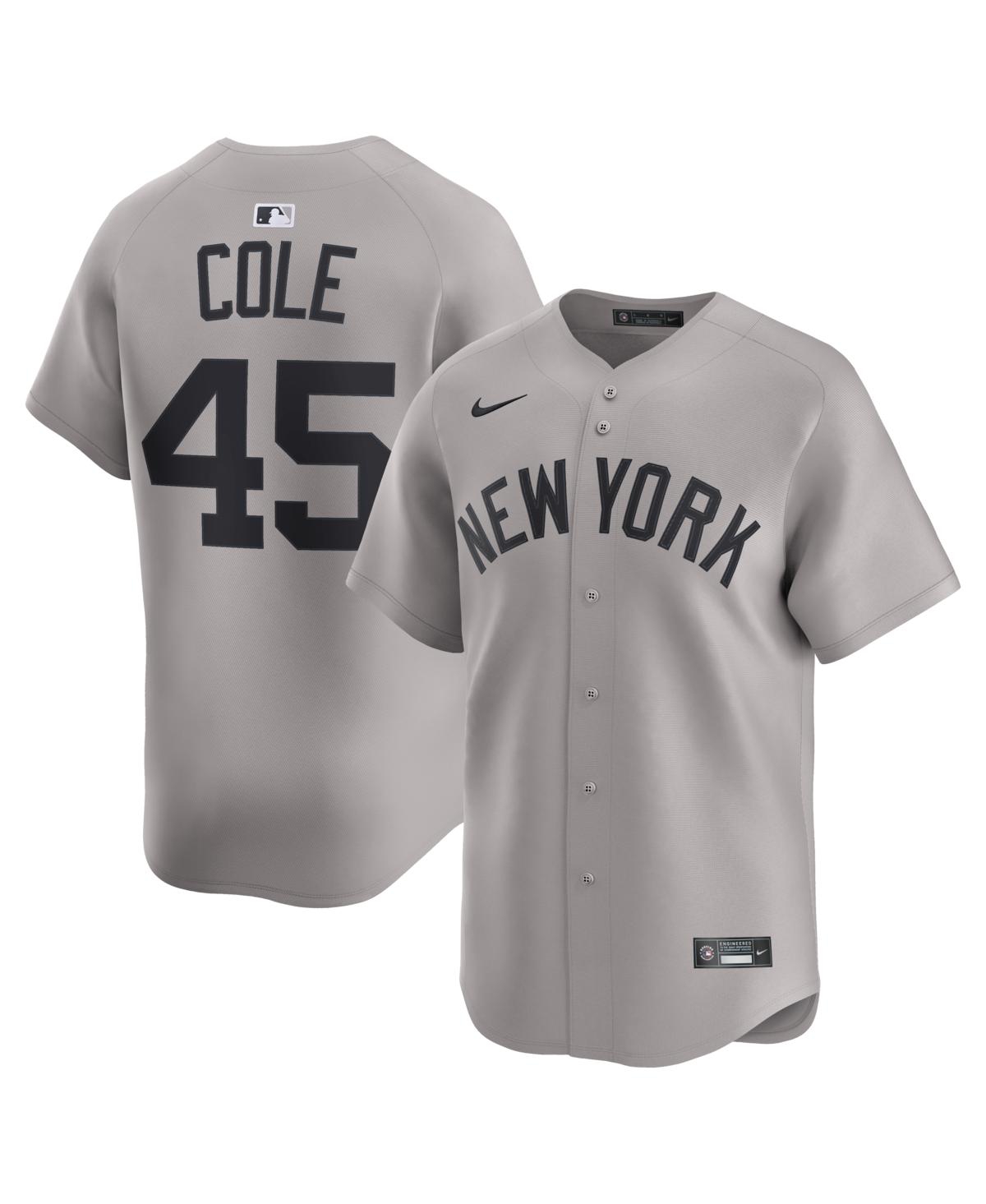 Click here for Nike Mens Gerrit Cole Gray New York Yankees Road L... prices