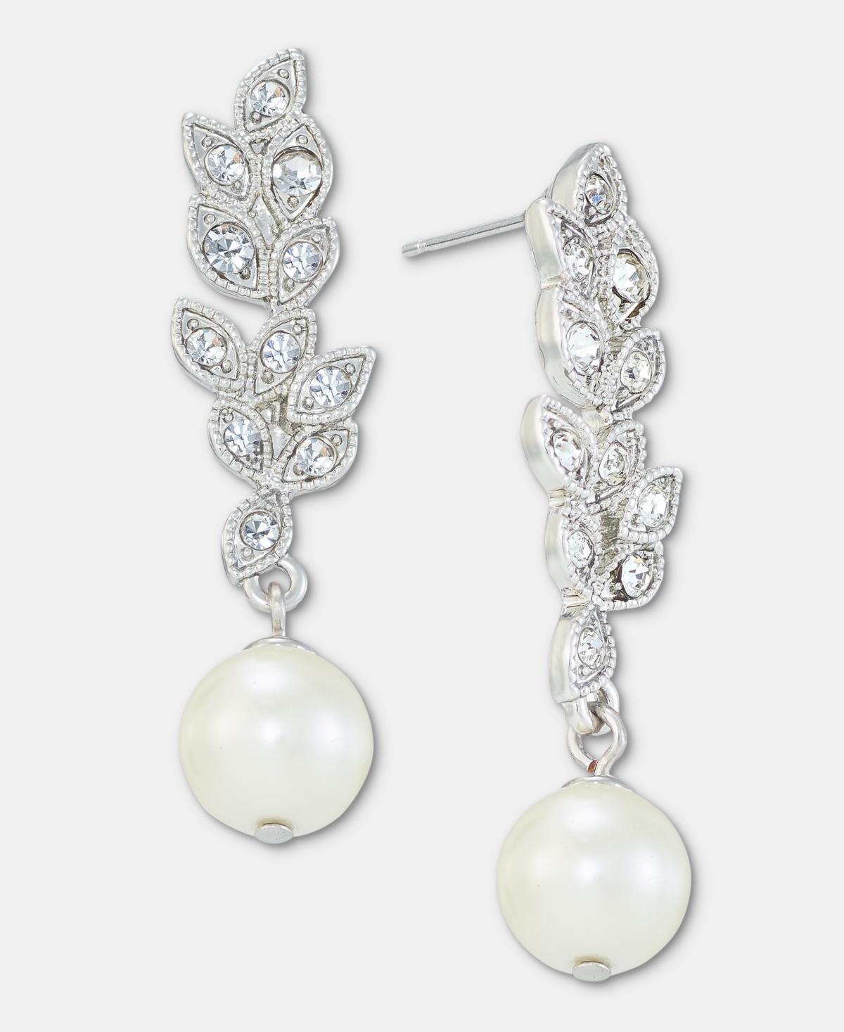 Click here for Charter Club Crystal & Imitation Pearl Linear Drop... prices