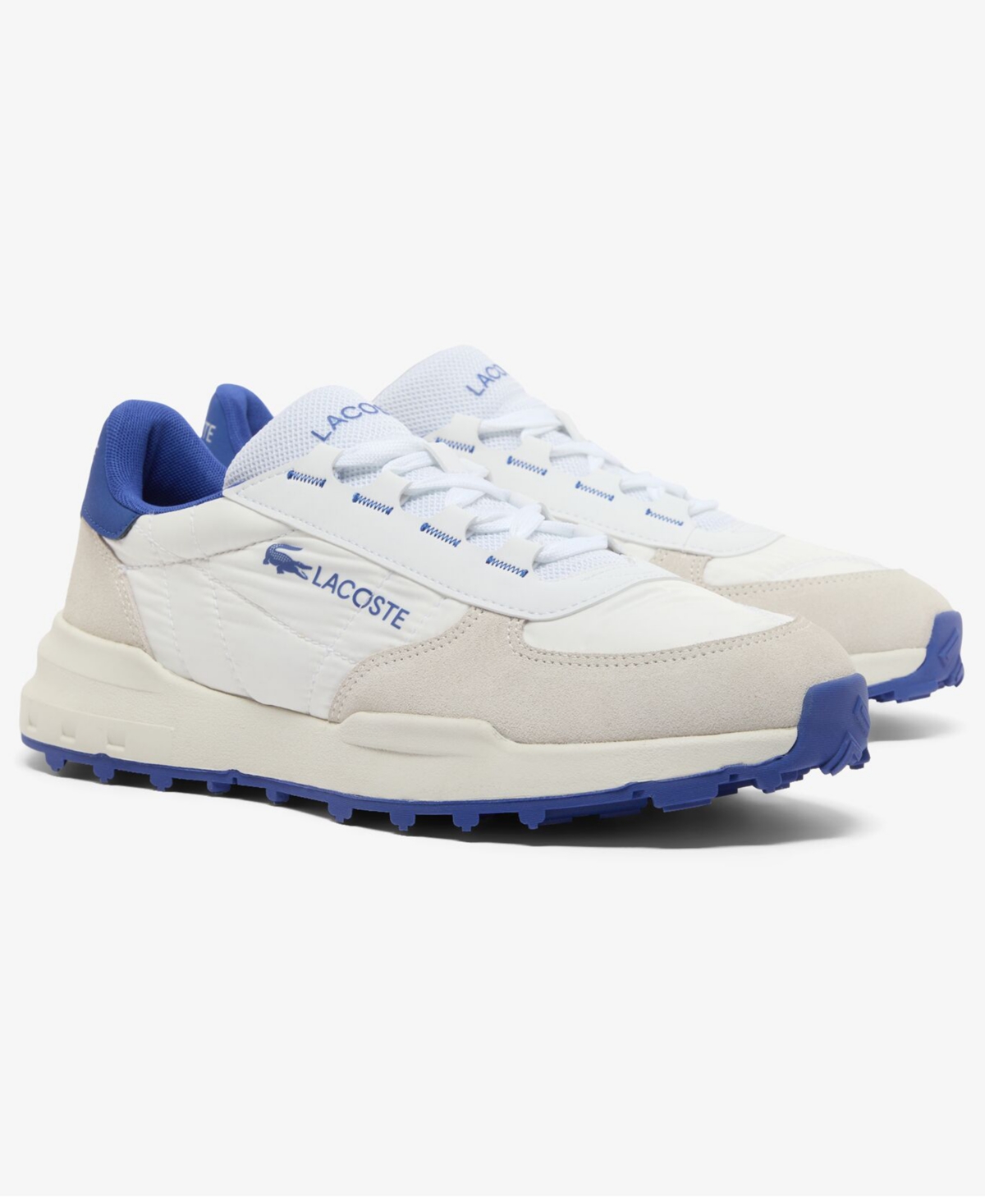 Click here for Lacoste Mens Elite Active Evo Round Toe Sneakers -... prices