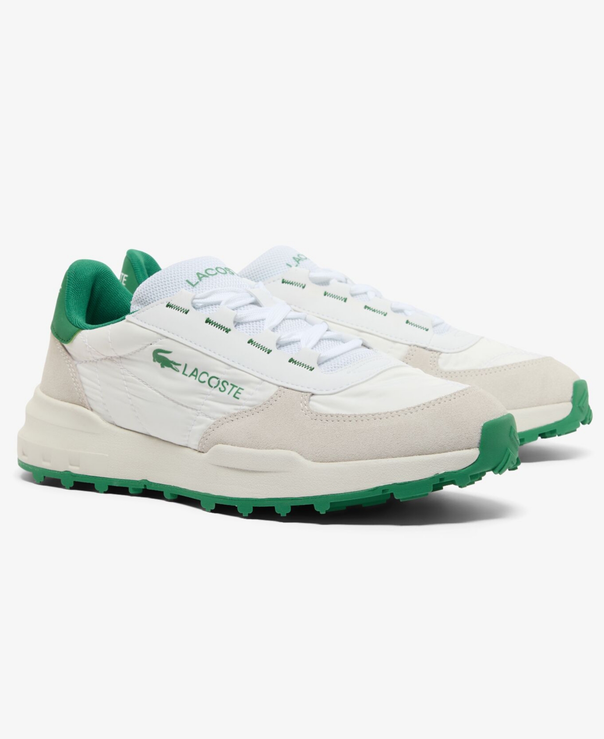 Click here for Lacoste Mens Elite Active Evo Round Toe Sneakers -... prices