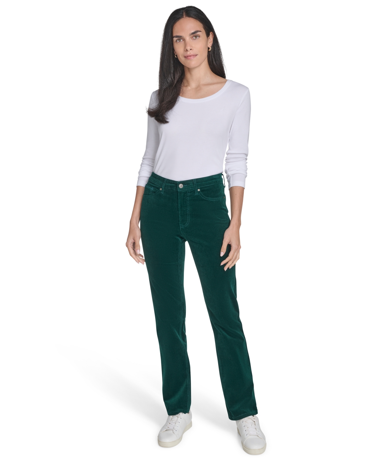 Click here for Nautica Jeans Womens Mid-Rise Corduroy Pants - For... prices