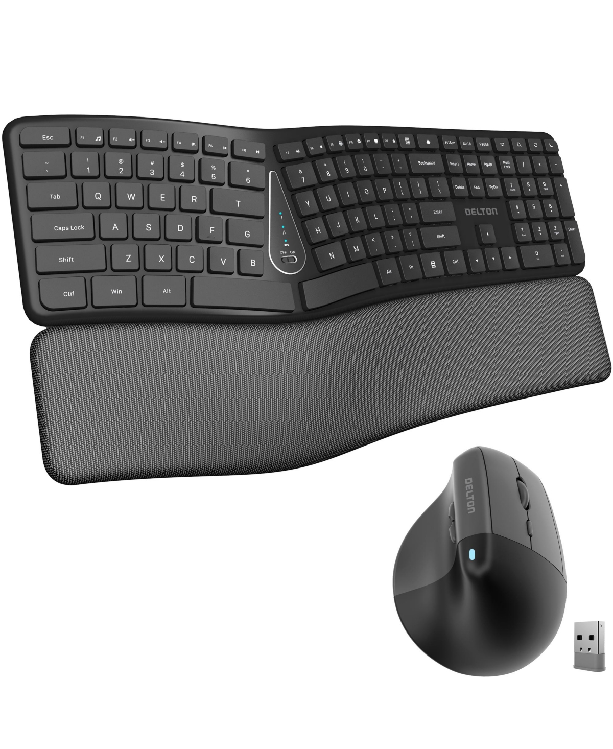 Click here for Delton KB250 Wireless Ergo Keyboard and S38 Wirele... prices