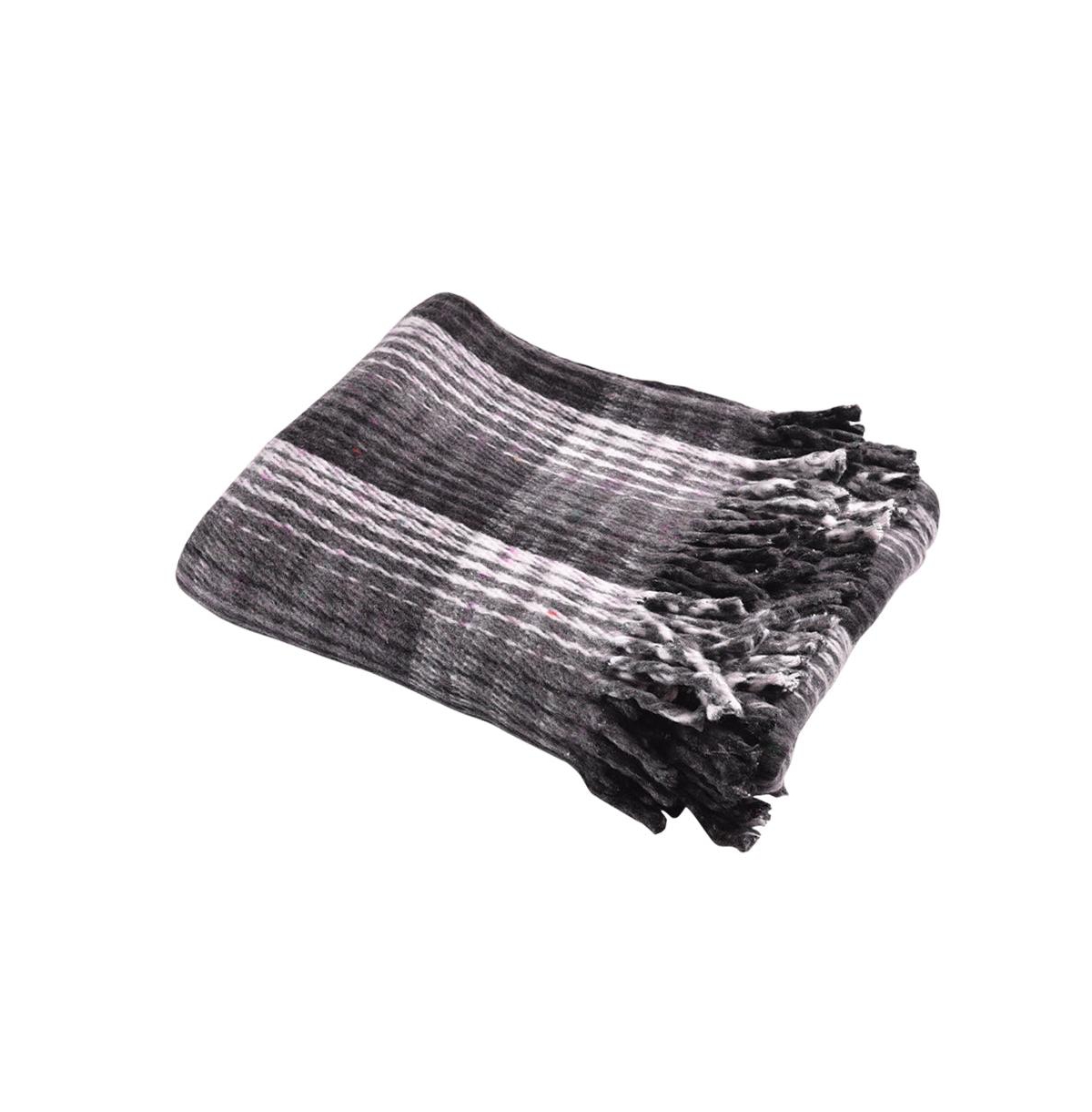 Click here for Hugger Plaid Yoga Blanket - Black prices