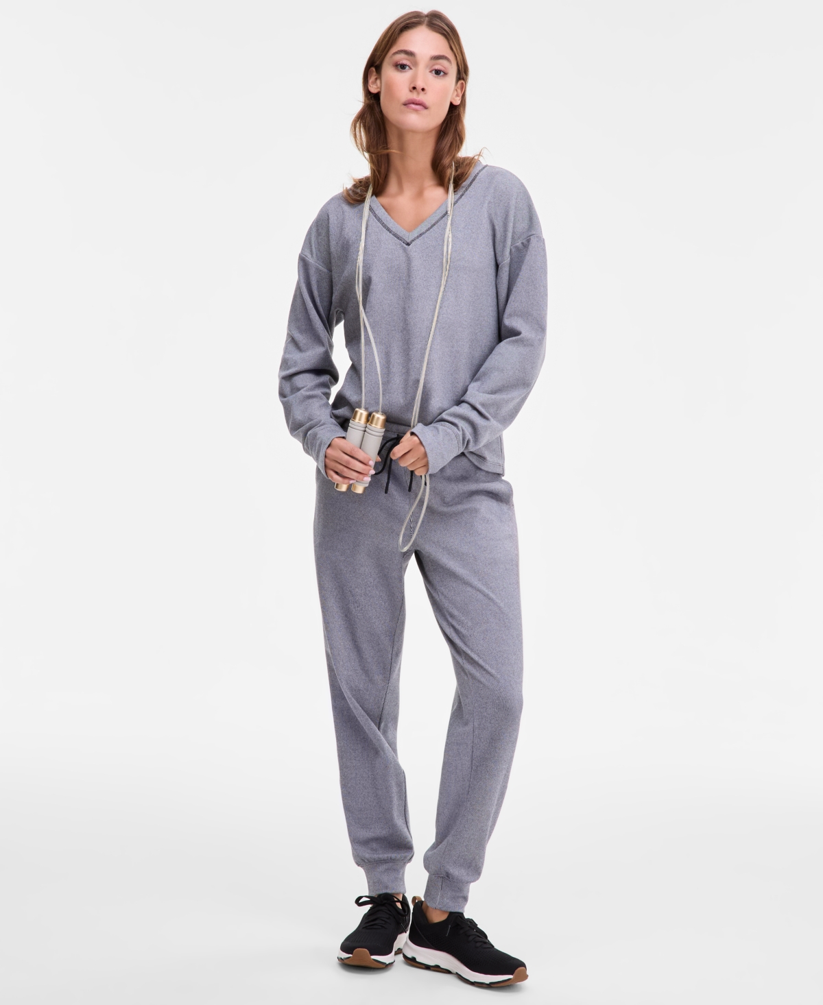 Click here for Id Ideology Womens Brushed Rib Jogger Pants  Macys... prices