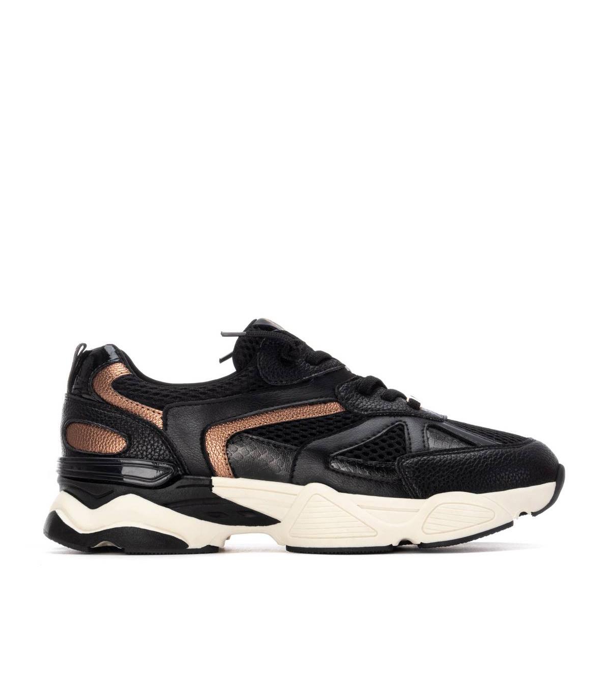 Click here for Xti Womens Casual Sneakers - Black prices