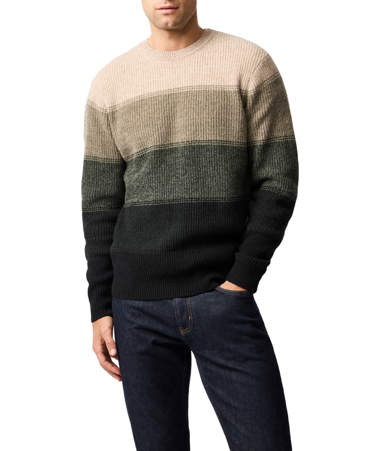 Rodd & Gunn Mens Menzies Bay Knit Sweater - Forest