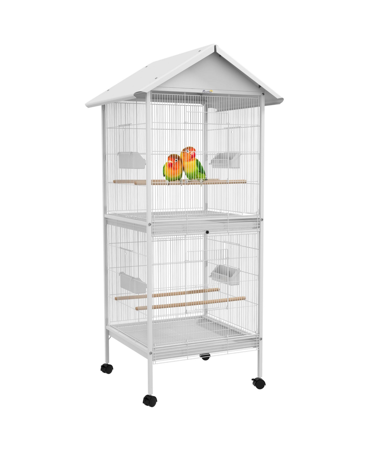 Click here for PawHut 67" Bird Cage Feeder with Sd  Wheels... prices