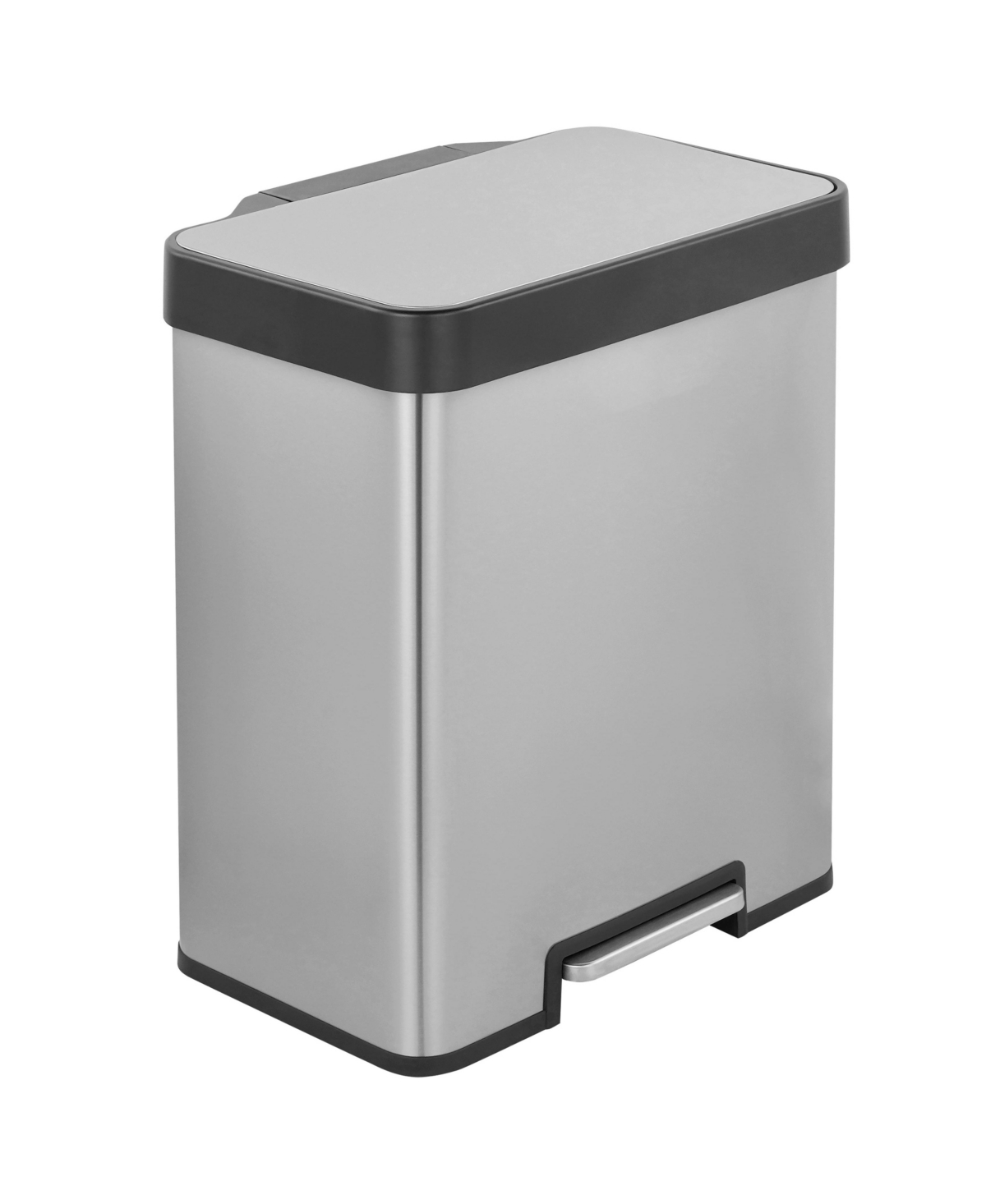 Click here for 10.6 gallon rectangular step-on recycling trash ca... prices