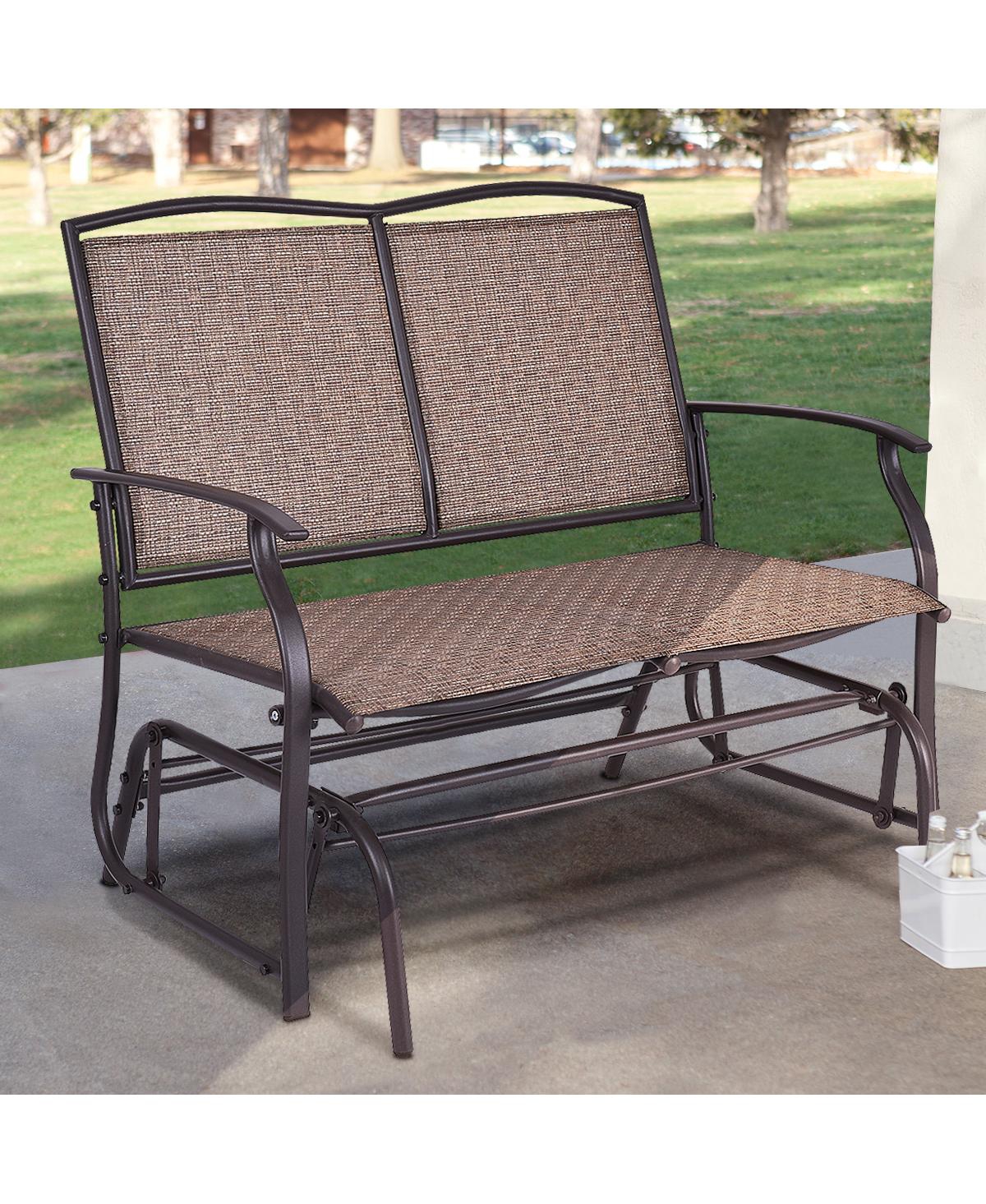 Click here for Patio Glider Outdoor Rocking Bench Double 2 Person... prices