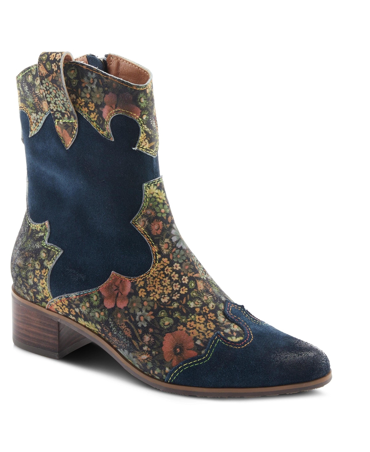 Click here for LArtiste Womens Ladyluck Western Suede Booties wit... prices